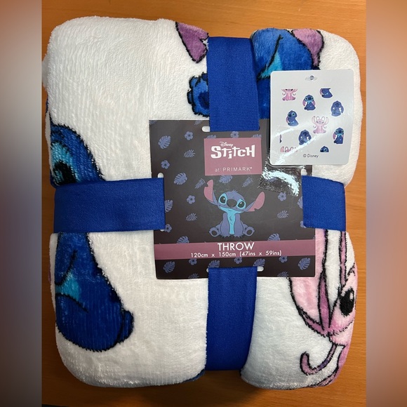 Disney | Bedding | Disney Stitch And Angel Throw Blanket | Poshmark